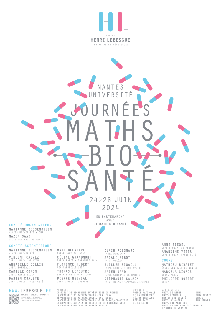 Journées Maths Bio Santé | Centre Henri Lebesgue